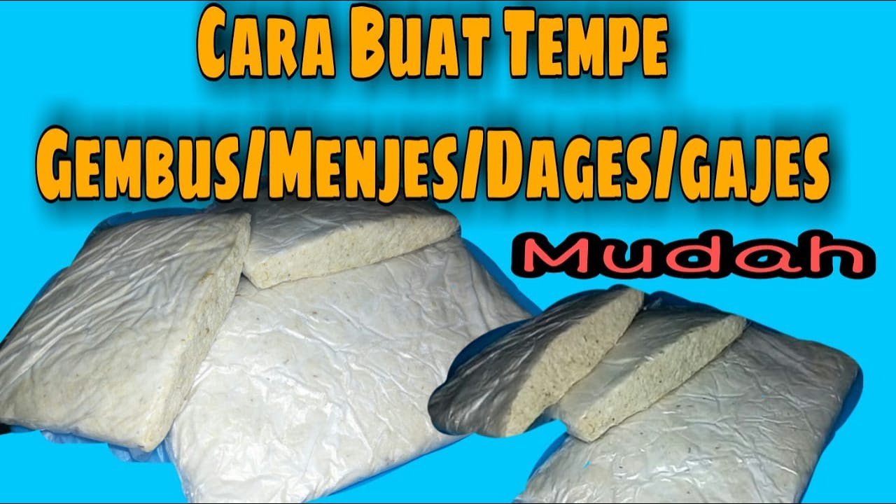 Cara membuat Tempe Gembus/gajes/menjes/dages||mudaahhh - YouTube