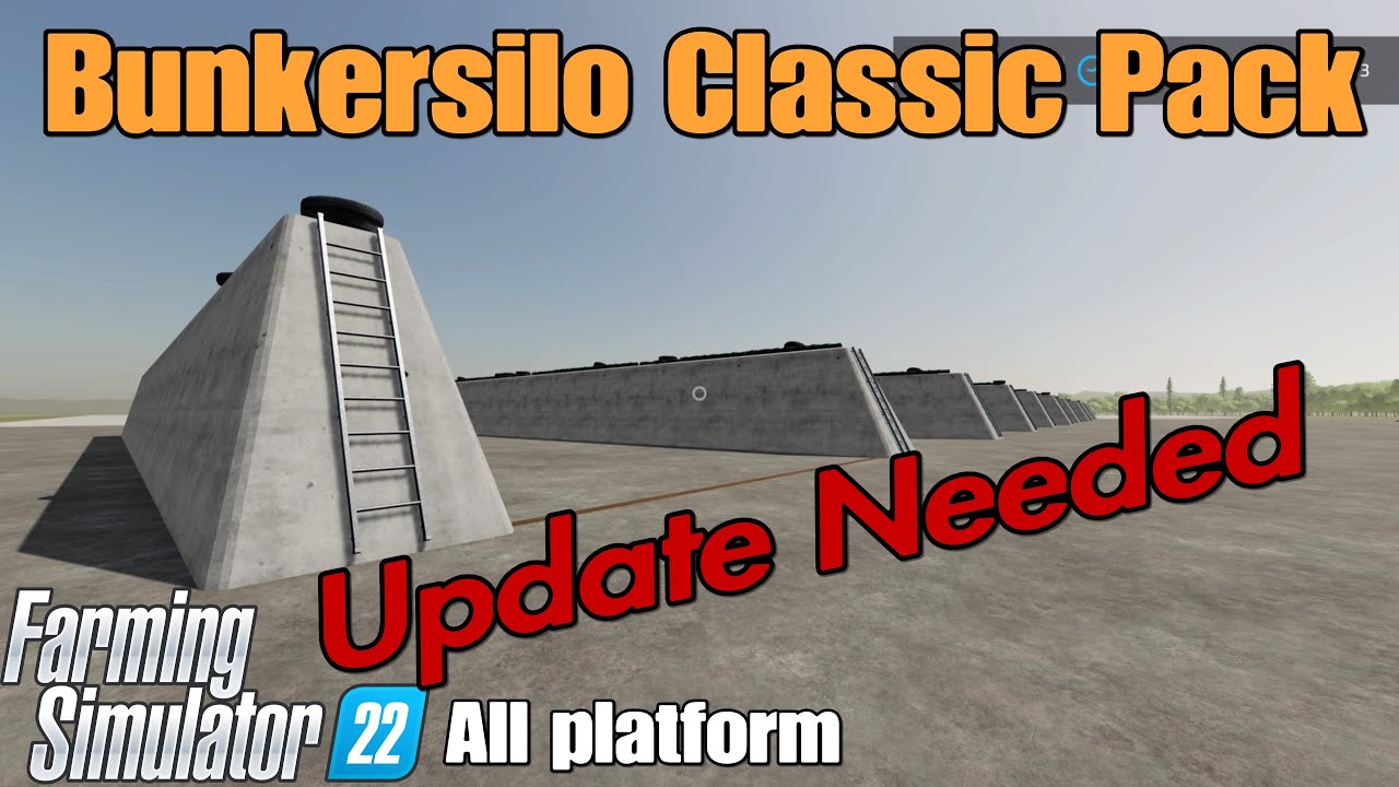 Bunkersilo Classic Pack / FS22 mod for all platforms - YouTube