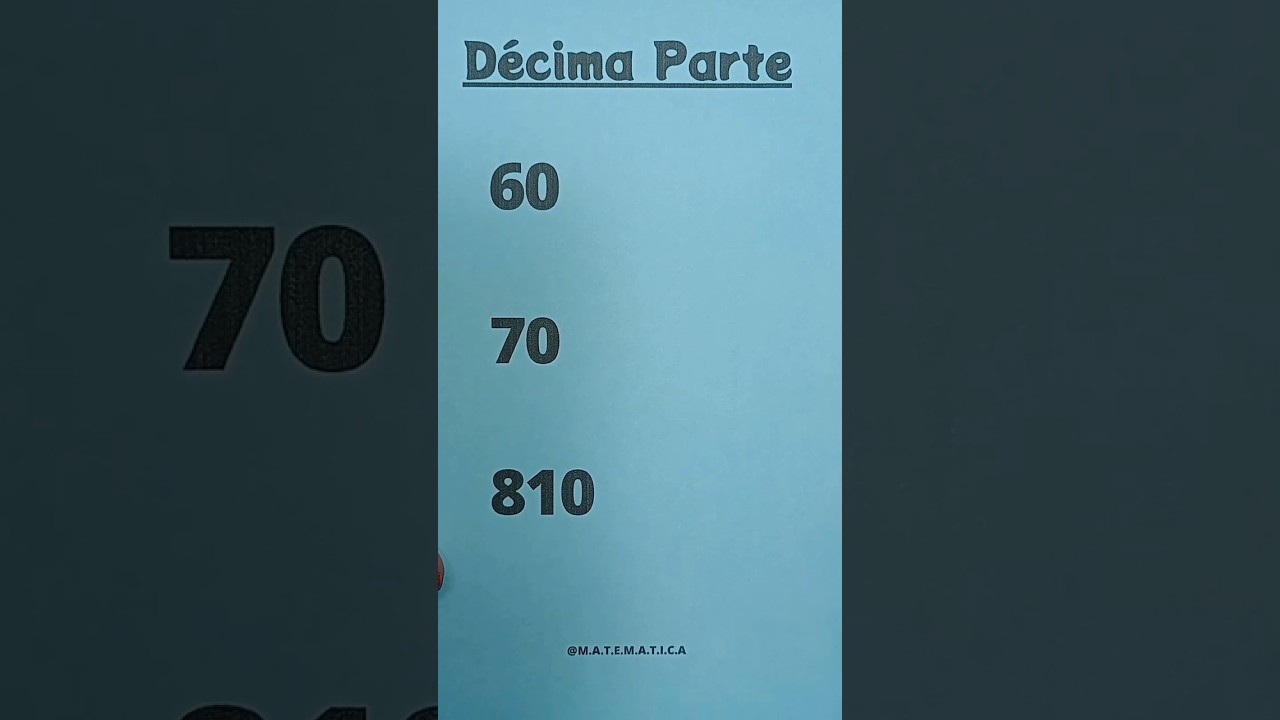 Decima Matematica