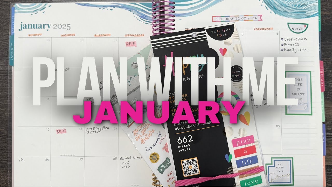 January 2025 Monthly Plan With Me | START Your Year STRONG! - YouTube