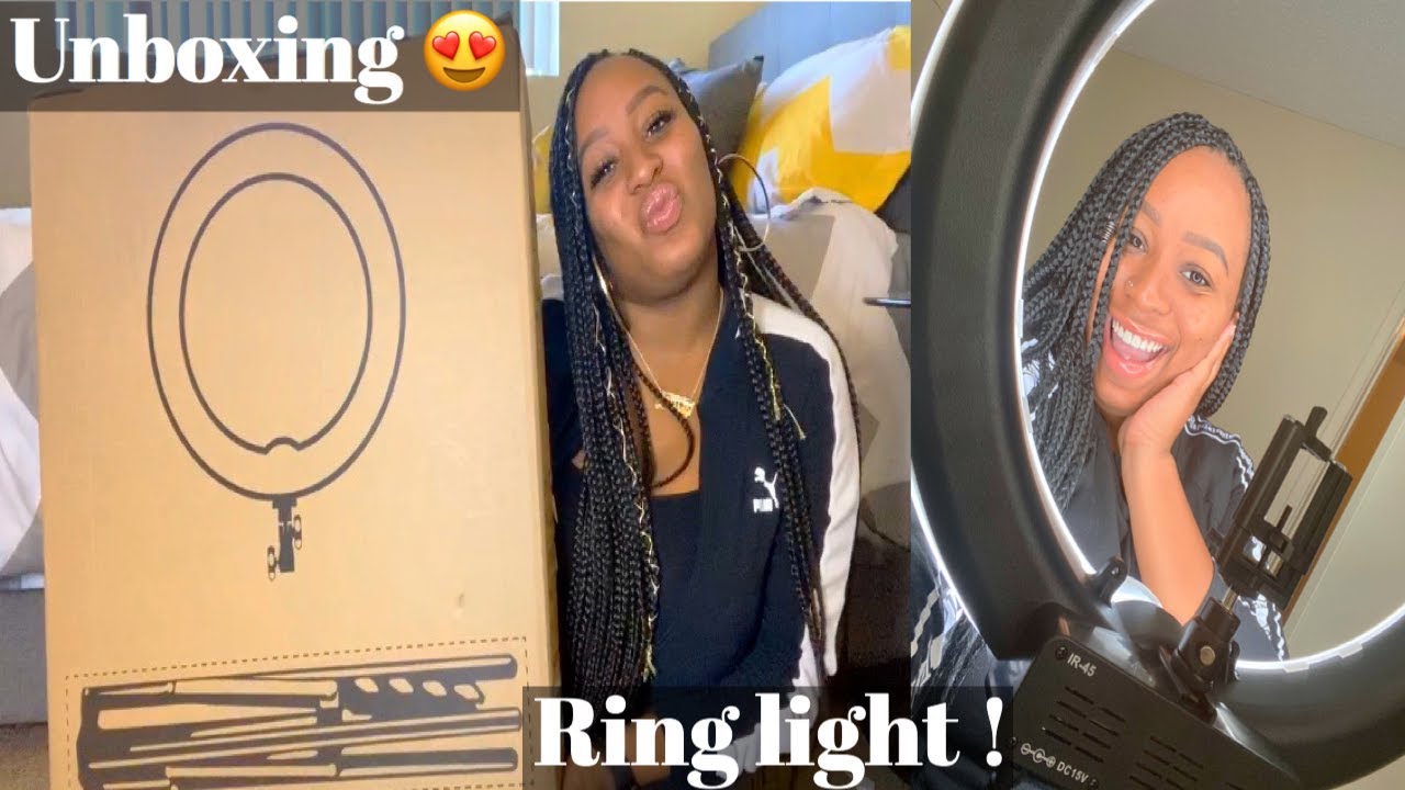 Ring Light Unboxing | Assembling ( 18 inch) || Amazon by IVISII - YouTube