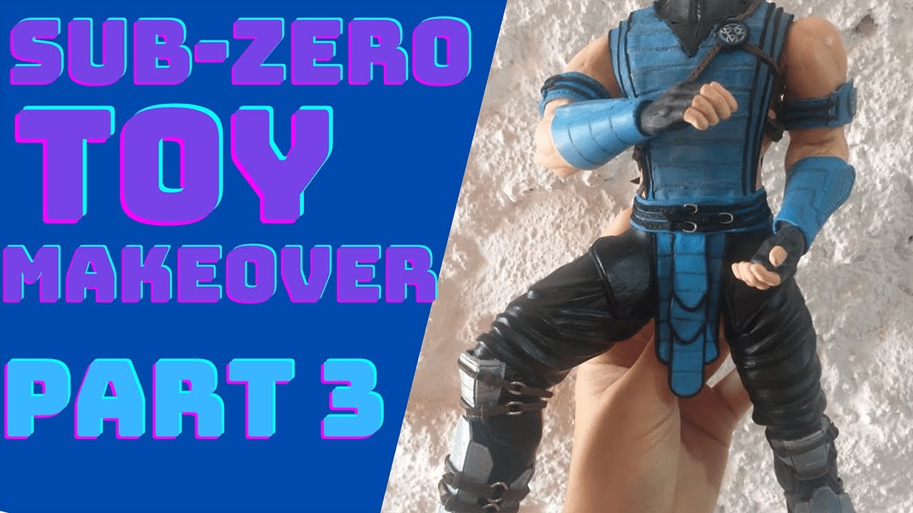 SUB-ZERO TOY MAKEOVER (BRAÇOS, PINTURA E DETALHES) - YouTube