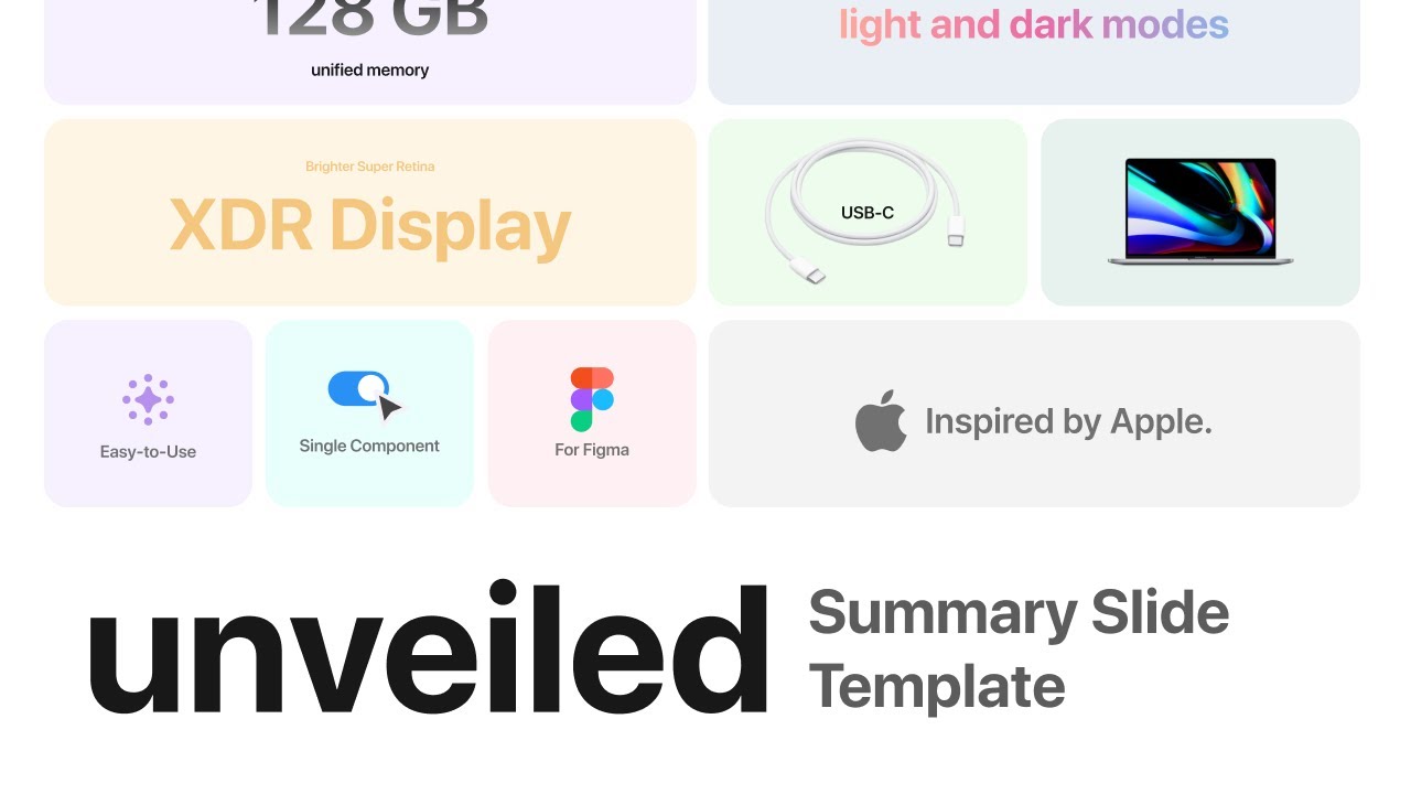 Unveiled Summary Slide Template - Quick Look - YouTube
