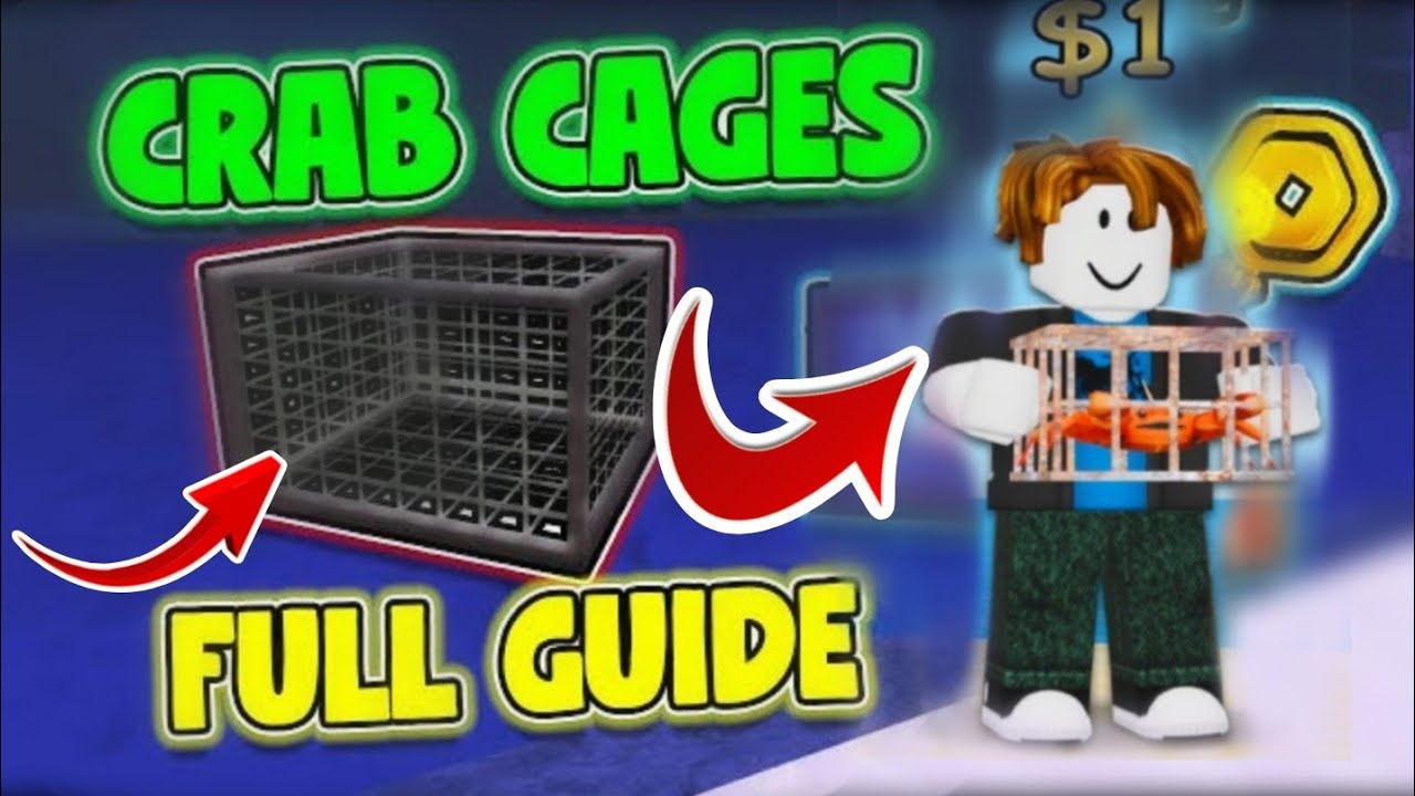 How To Get & Use CRAB CAGES in Roblox FISHING! 🦀 (New Update Full Guide ...