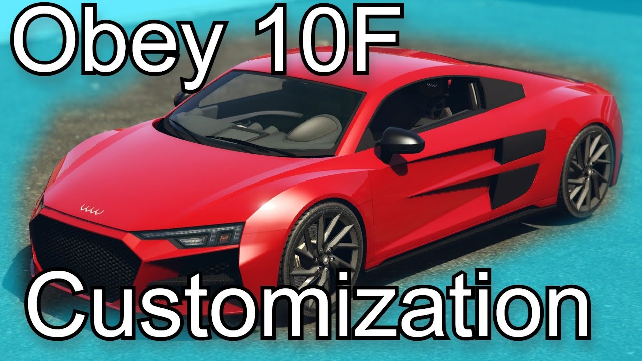 GTA 5 - DLC Vehicle Customization - Obey 10F (Audi R8) - YouTube