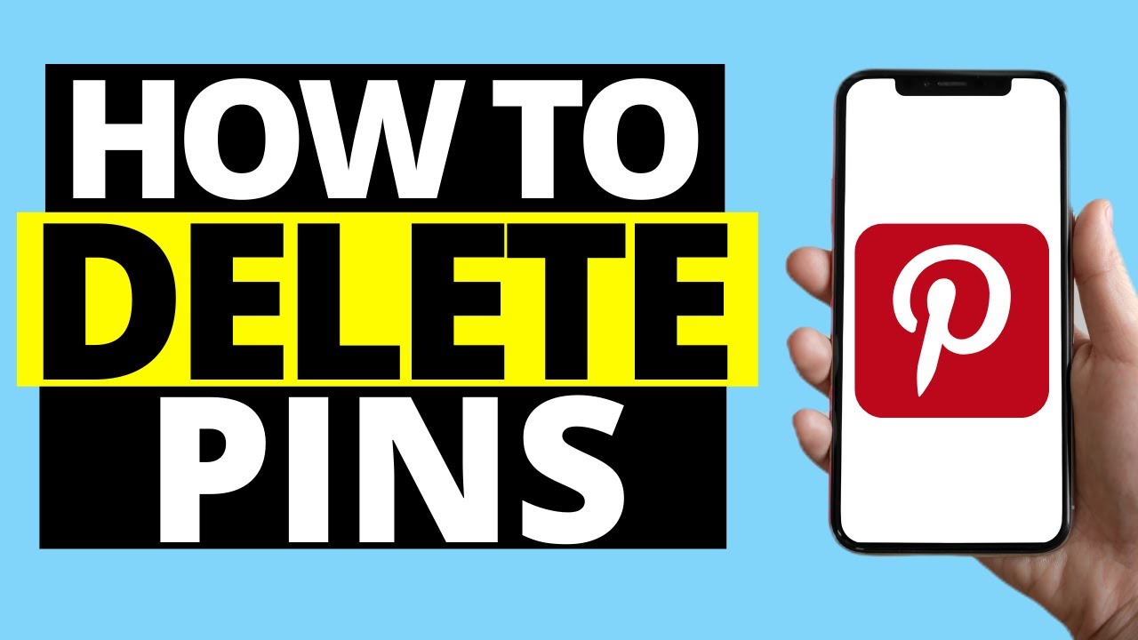 How To Delete Pins On Pinterest Mobile (iPhone/Android) - YouTube