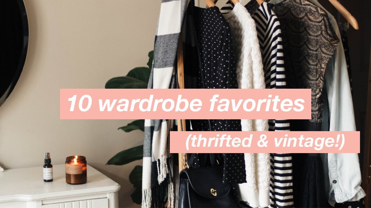 Top 10 Thrifted & Vintage Items in My Wardrobe - YouTube