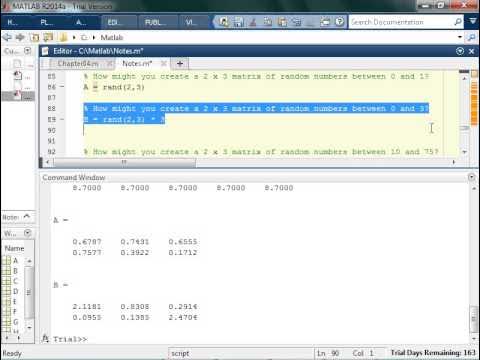 Special Matrix Functions in Matlab - YouTube
