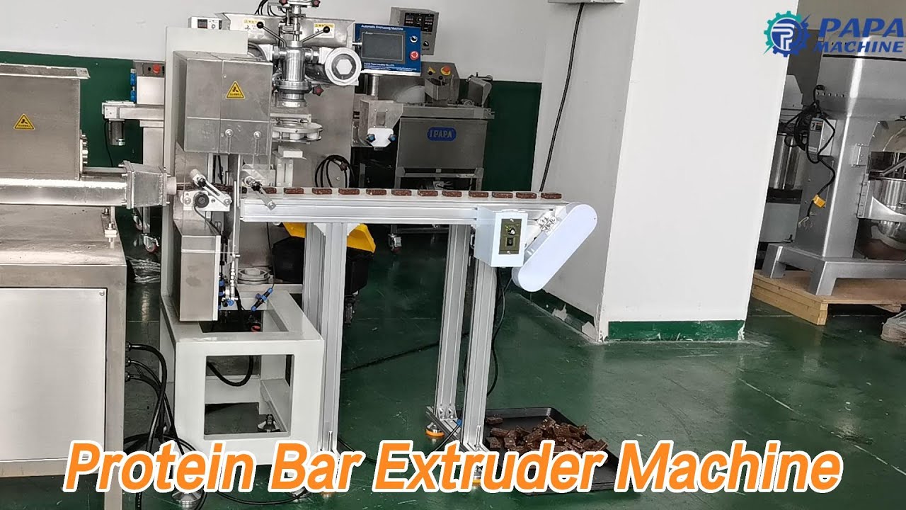 Horizontal Small Protein Bar Extruder Machine PLC Program For Factory ...