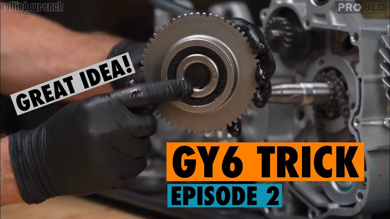 GY6 Performance Starter Clutch / High Volume Oil Pump Install - YouTube