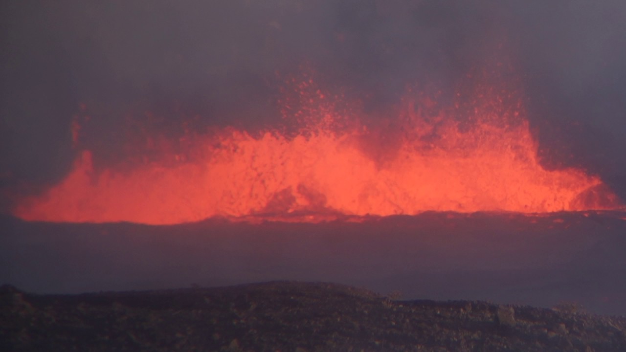Fiery Lava Explosions at Kilauea Volcano - YouTube