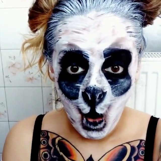 Panda Makeup - YouTube