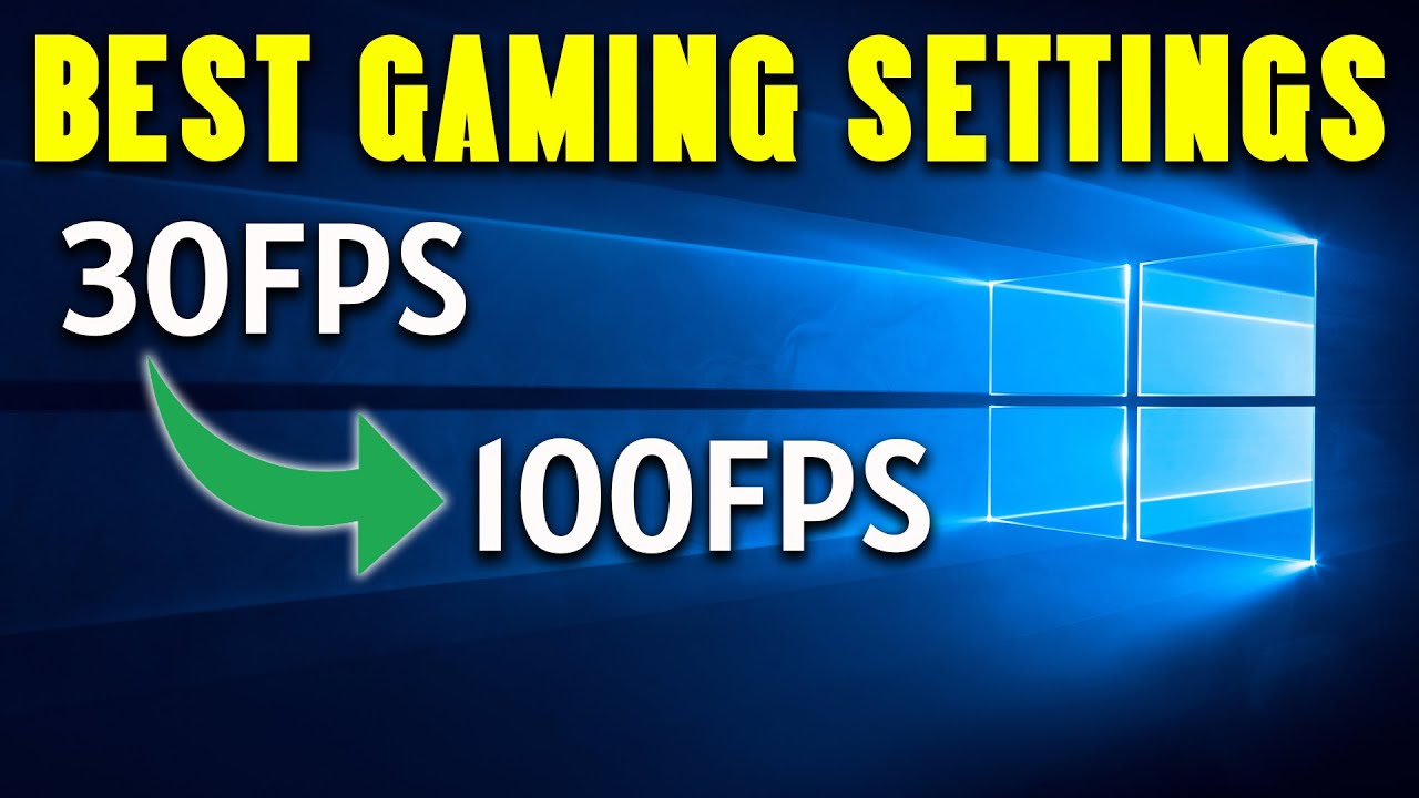Use These Settings to Boost FPS While Gaming - YouTube