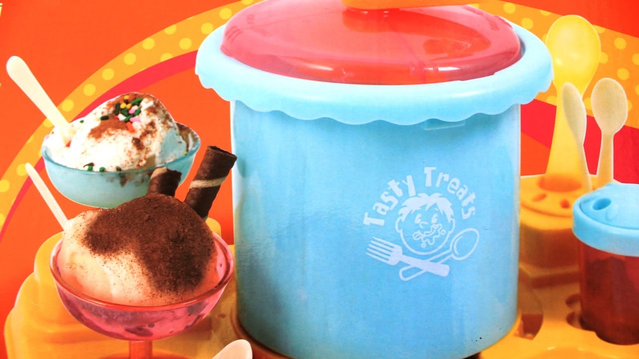 Ice Cream Maker Tasty Treats Real Ice Cream (Fail) - YouTube