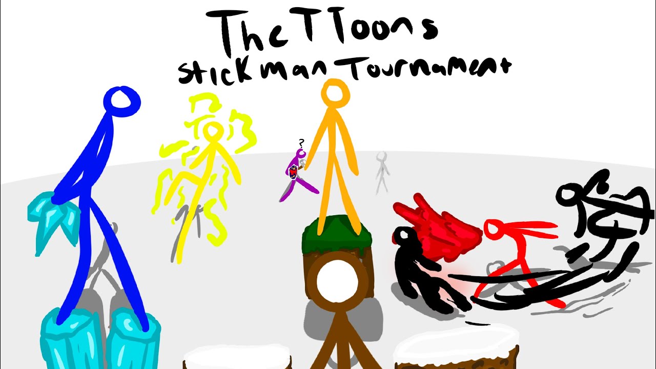 Stickman Tournament animation - YouTube