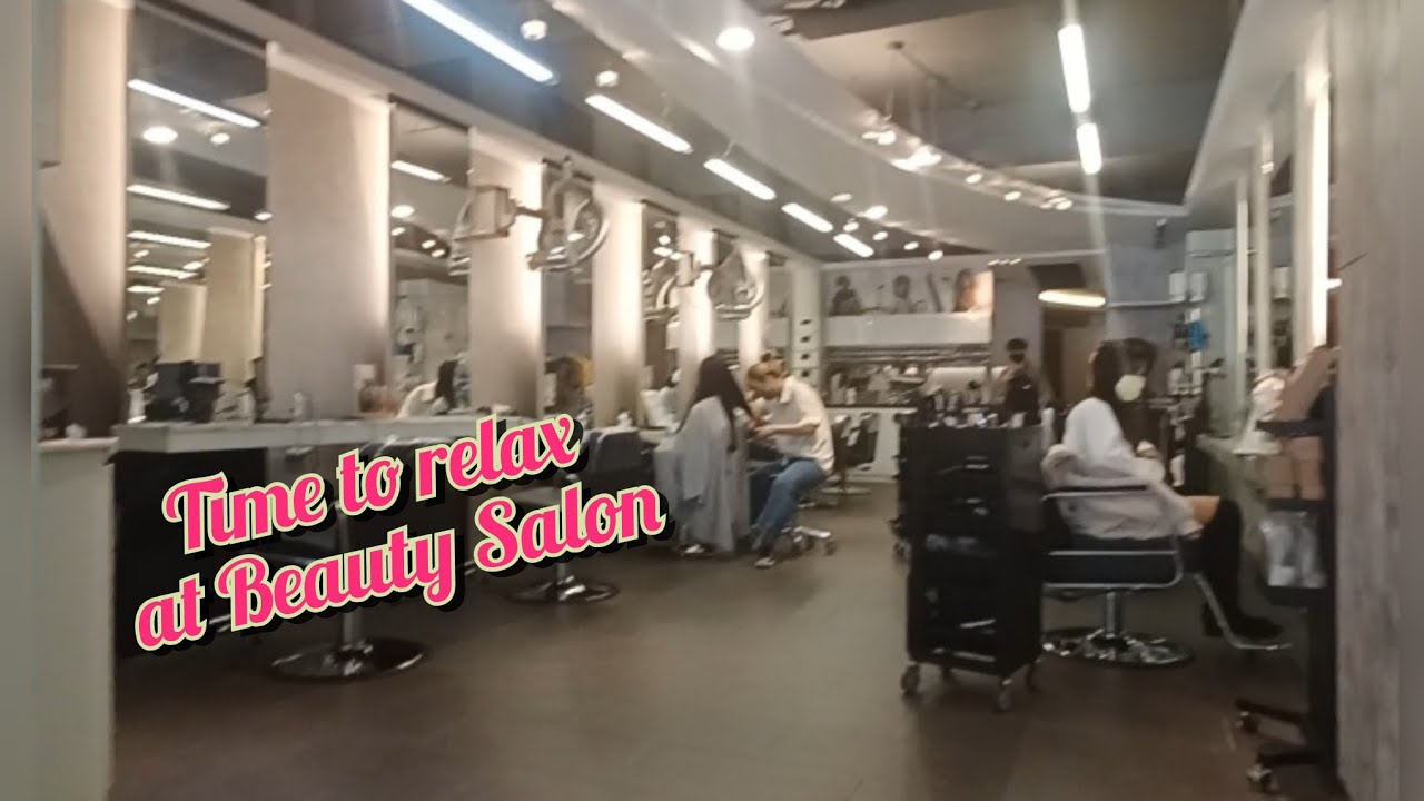 Time to relax at Beauty Salon #hairspa #hairmassage #haircut # ...