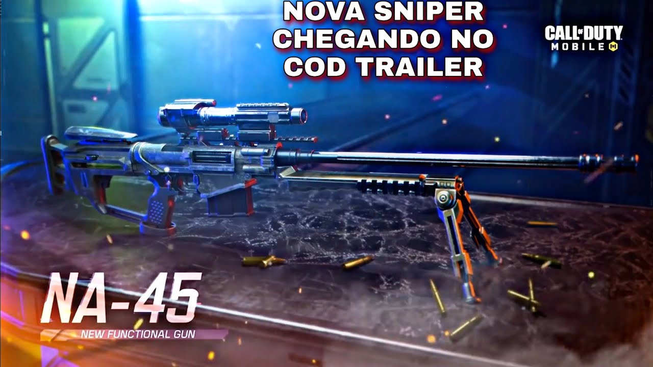 NOVA SNIPER NA-45 CHEGANDO NO - COD MOBILE TRAILER OFICIAL - YouTube