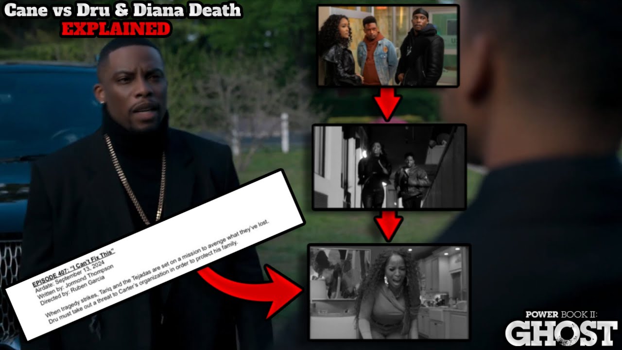 Diana's TRAGIC Death Starts War Between Cane & Dru | Power Book 2 Ghost ...