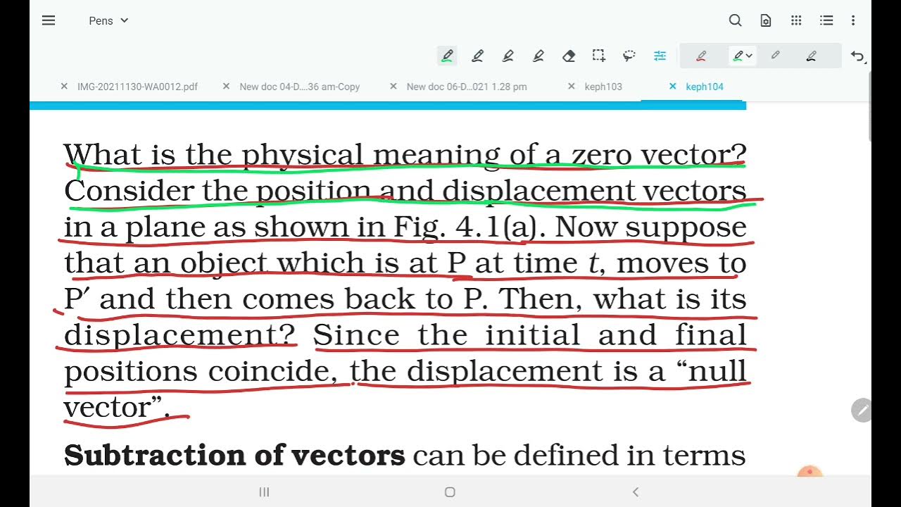 addition and subtraction of vectors graphical method - YouTube