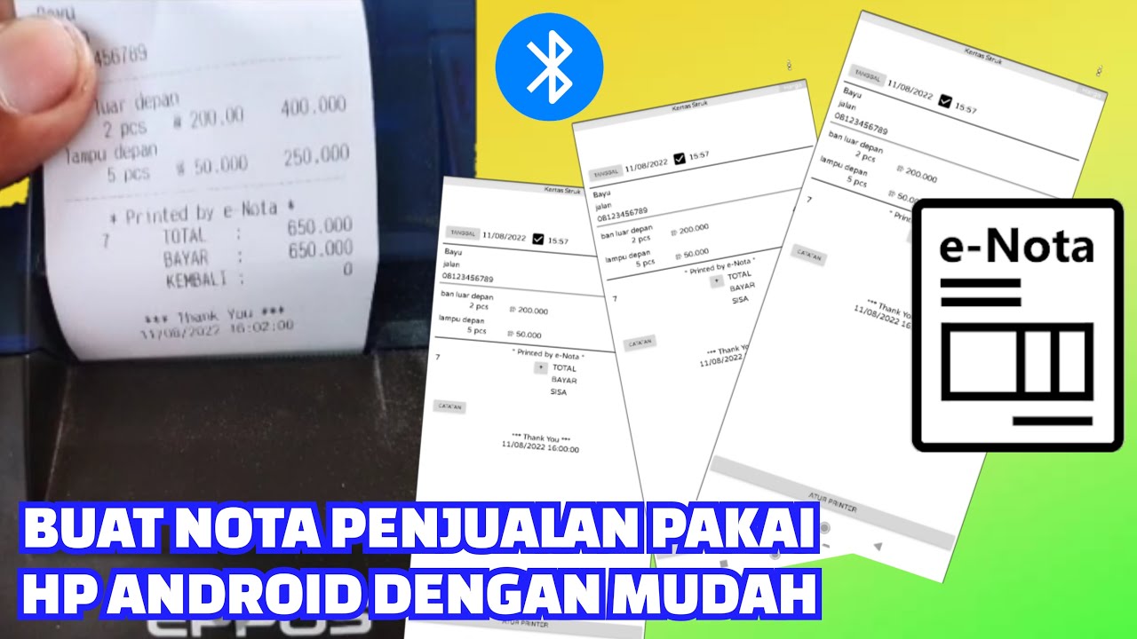 Bikin Nota Penjualan Menggunakan Hp Android Secara Simpel dan Praktis ...