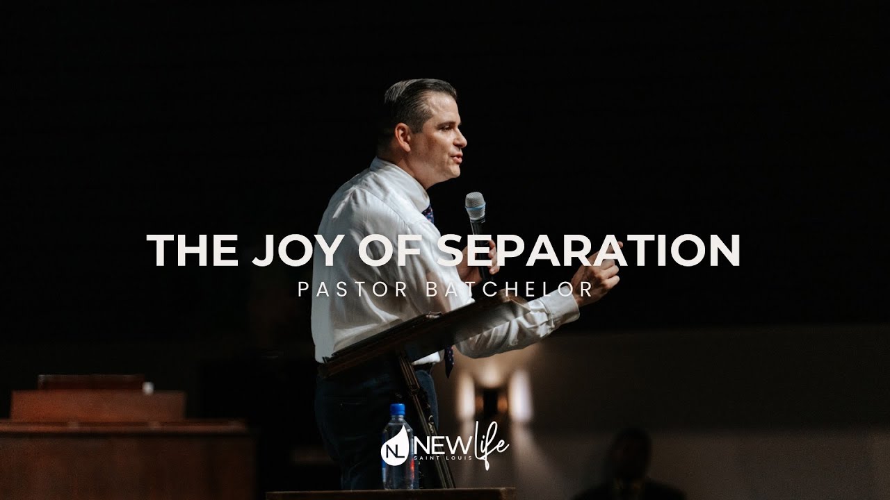 The Joy of Separation | Pastor Aaron Batchelor - YouTube