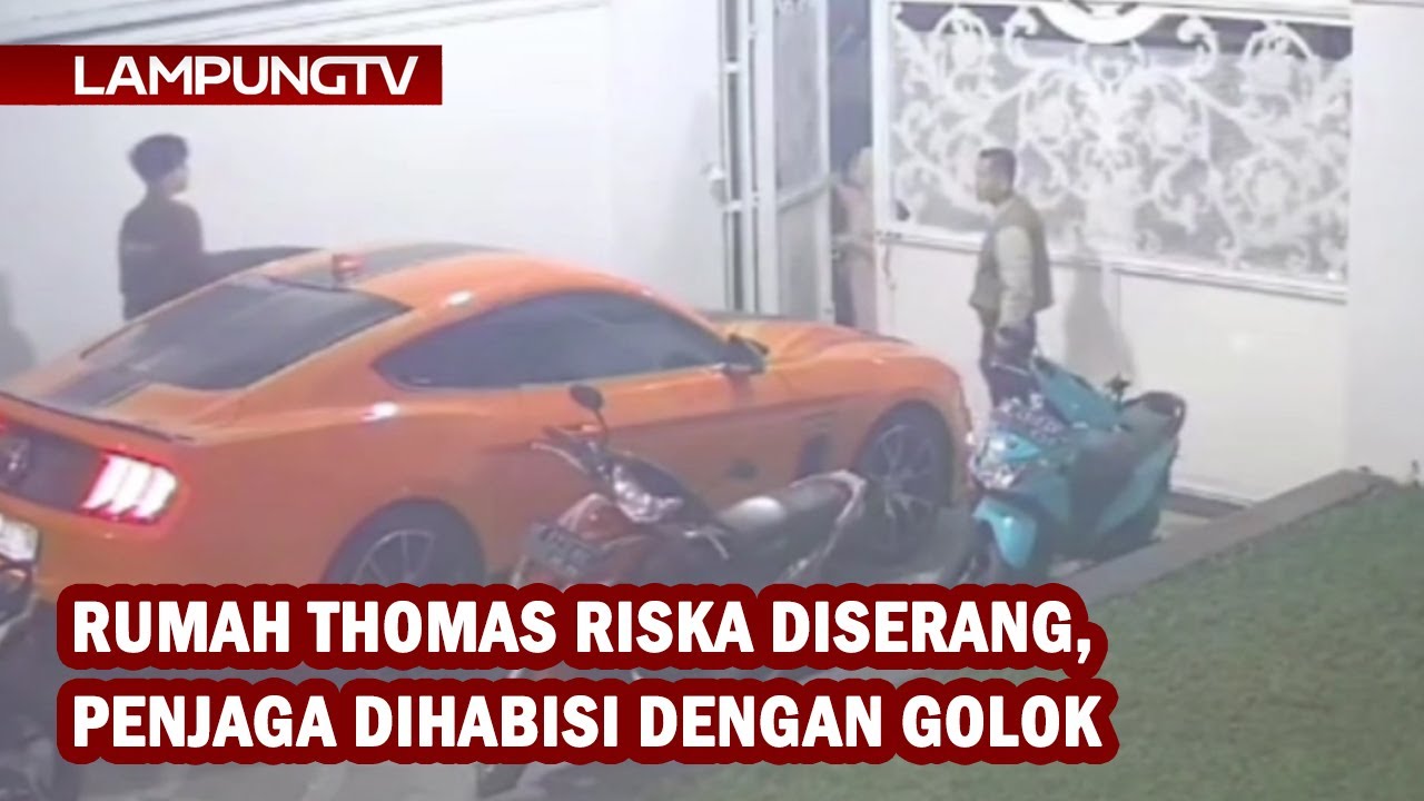 Rumah Thomas Riska Diserang, Penjaga Dihabisi dengan Golok - YouTube