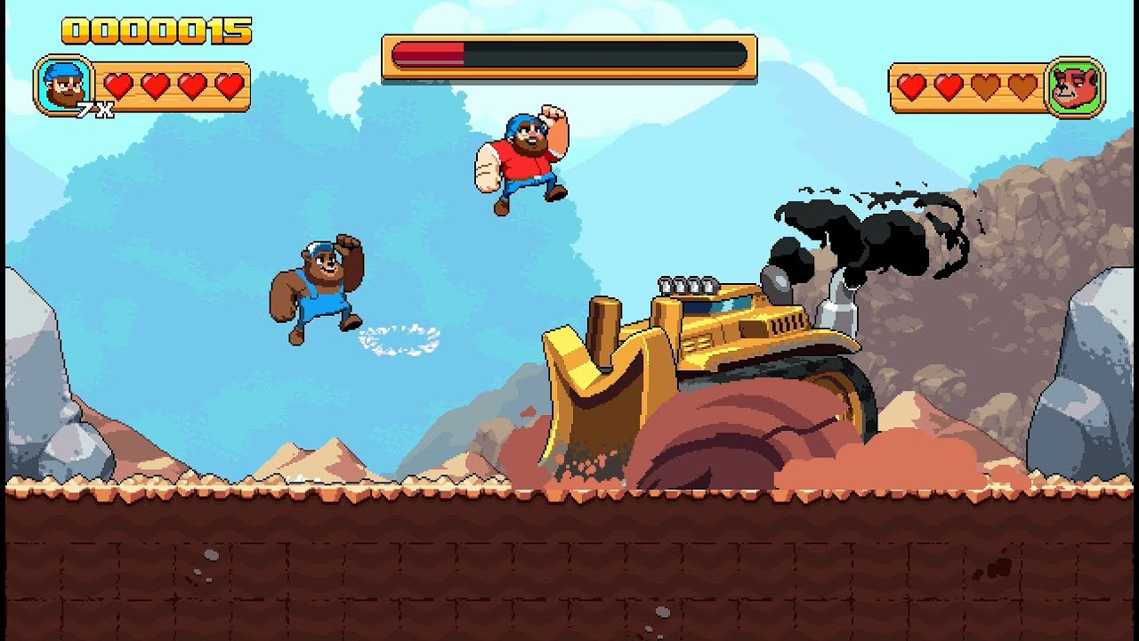 Timberman: The Big Adventure Nintendo Switch 2 player Co-op 60fps - YouTube