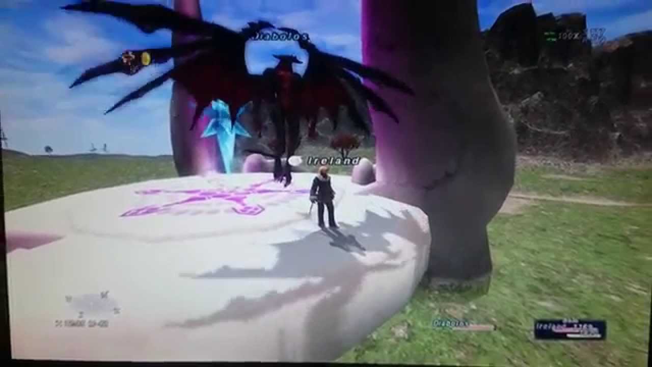 Final Fantasy XI FFXI SMN99WHM49 SMN Summoner Diabolos at Teleport-Dem ...