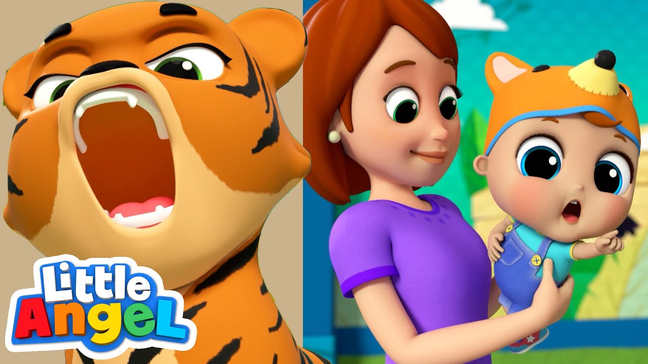 It's Zoo Time (Zoo Song) | Family Time | Little Angel Kids Cartoons ...
