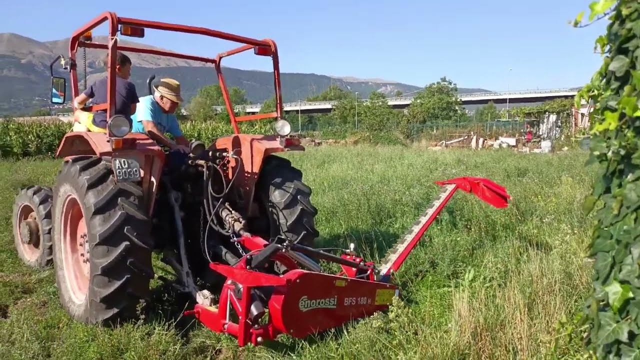 Fienagione 2022. ultimo taglio stagionale di NONNO BRUNO. hay cut - YouTube