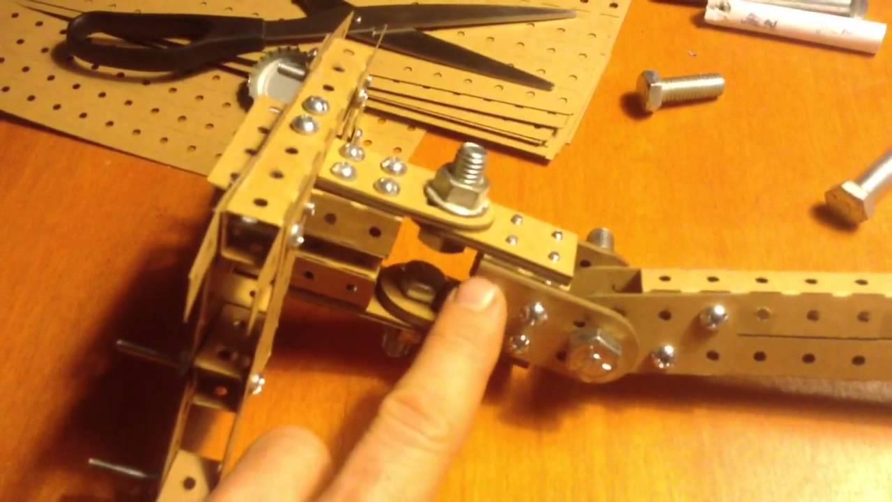 Backhoe Laser Cut Scale Model - YouTube