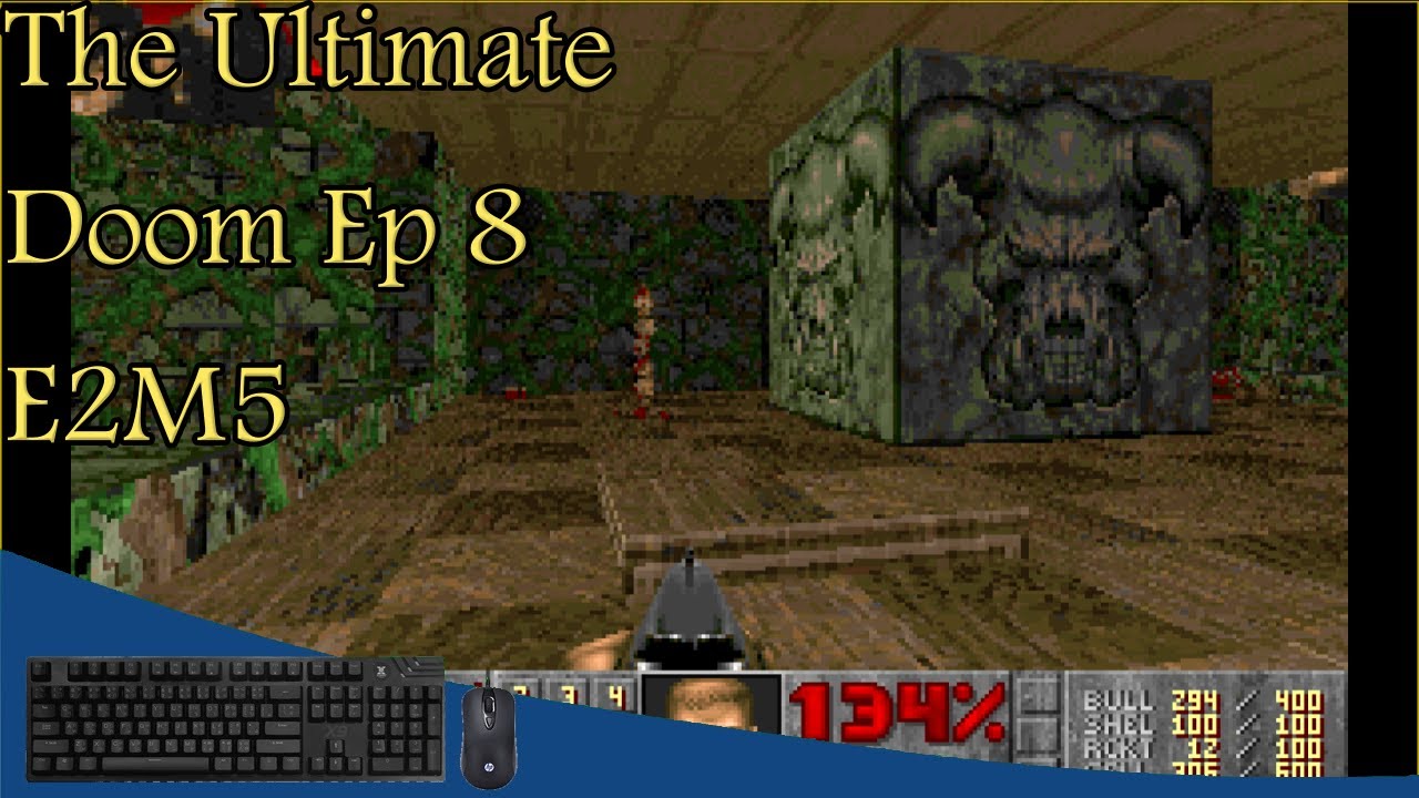 The Ultimate Doom (1995) Ep 8 E2M5 Command Center - YouTube