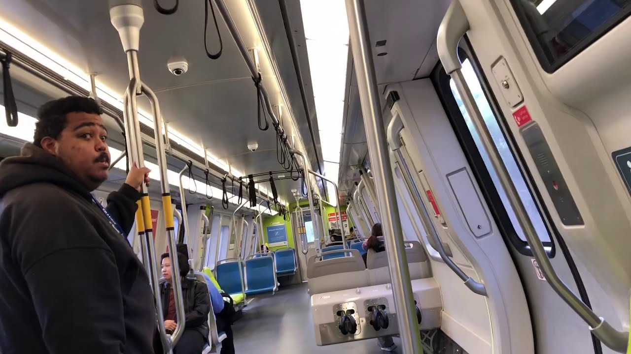 Riding Ebart Train Ft Riding New FOTF Bart Train All Yellow Line Ft ...