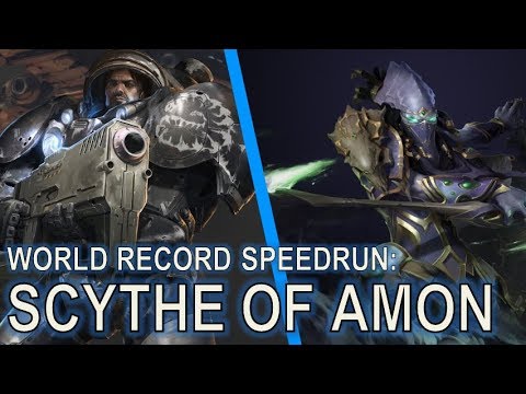 Starcraft 2 Co-Op Mission: Scythe of Amon [How to World Record Speedrun ...