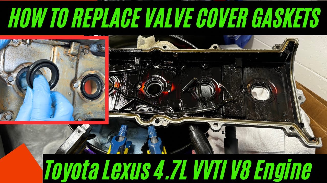 How to Change Lexus GX470 Valve Cover Gaskets & Spark Plugs- Toyota 4 ...