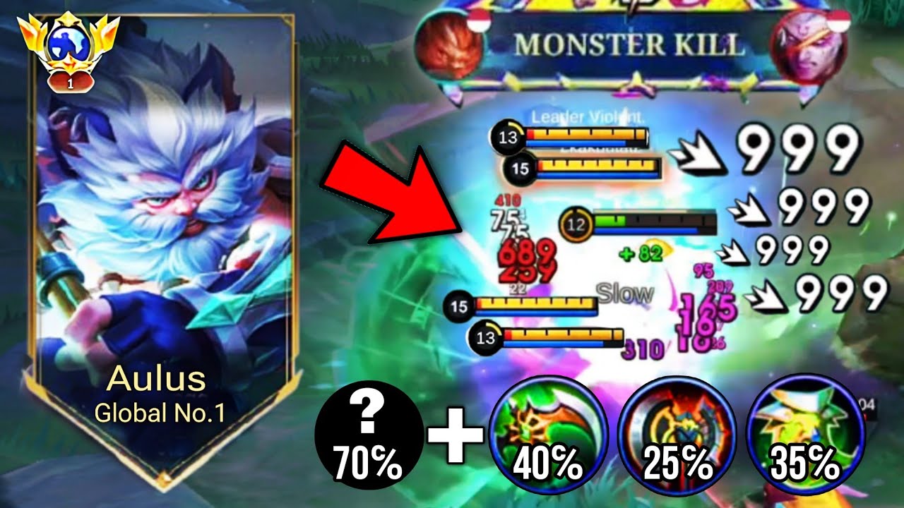 I Finally Found New Build Aulus To Counter All Heroes Meta!! Aulus Best ...