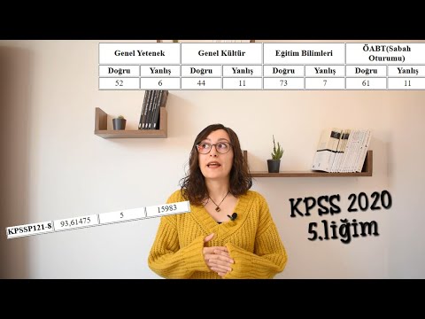 KPSS'DE NASIL DERECE YAPILIR? (ÖABT Lise Matematik TR 5.si - Nasıl çalıştım)