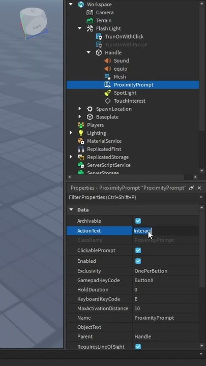 How To Create An "Hold E to Pick Up A Tool" Script In Roblox Studio. # ...