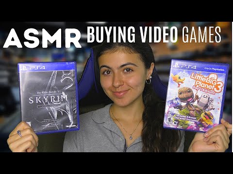 ASMR || buying video games - YouTube