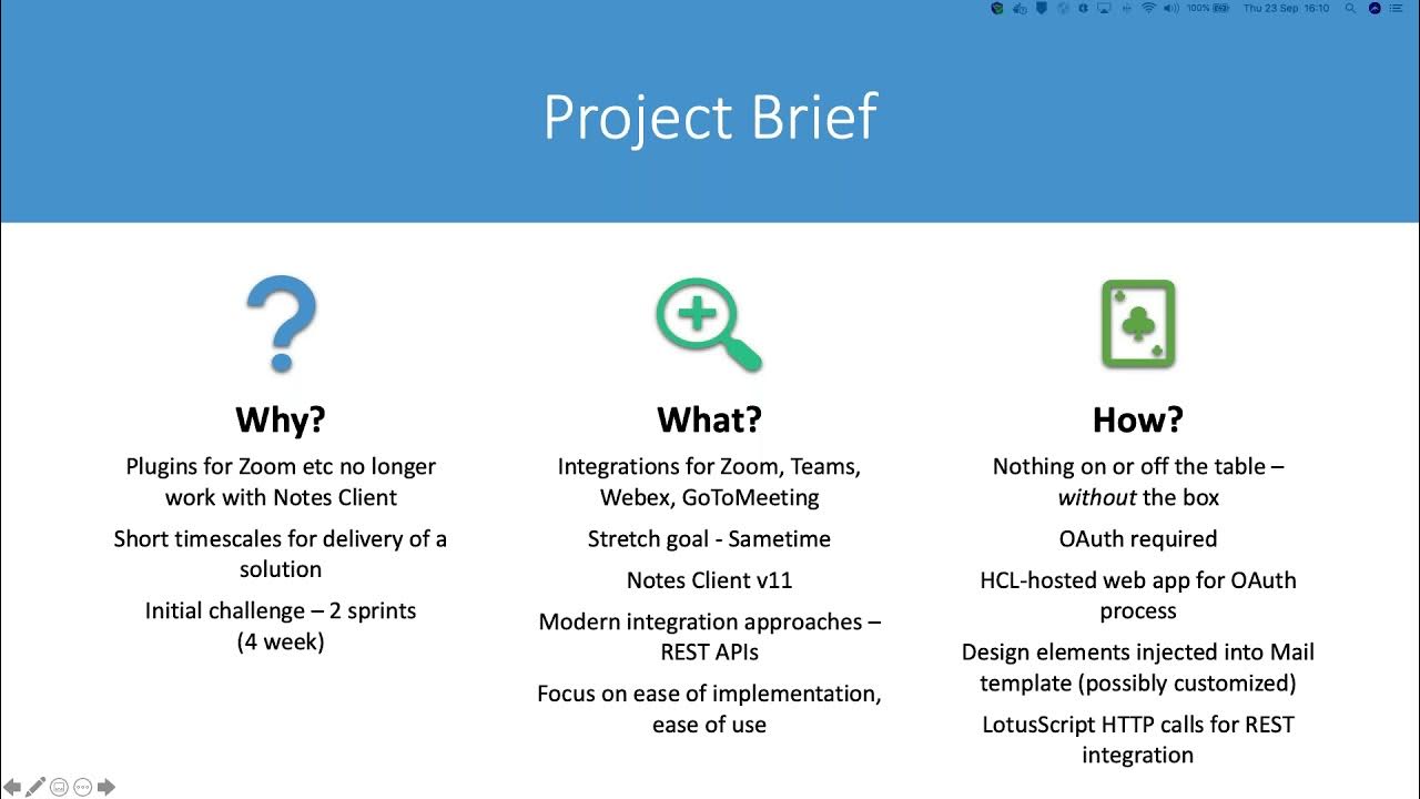 September 2021 OpenNTF Webinar: Domino Online Meeting Integration (DOMI ...