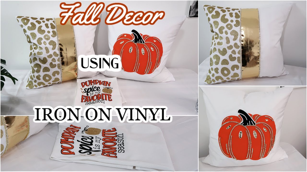 FALL 2023 | HOW TO MAKE FALL DECOR USING HTV VINYL | EASY HIGH END FALL ...