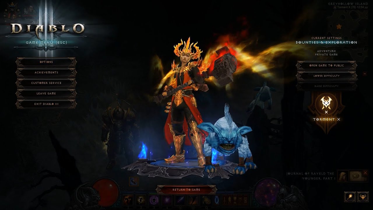 Diablo III 2.4 PTR NEW Firebird Twister Wizard P1174 - YouTube