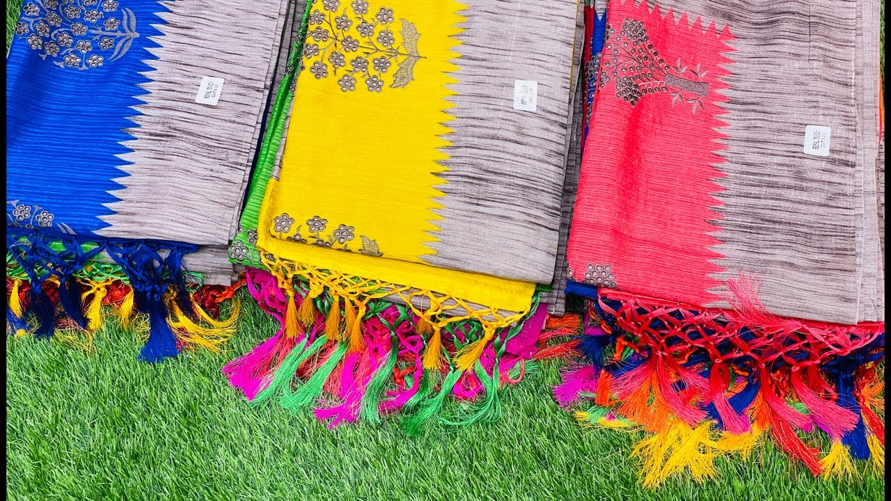 Ep No 435 | Manipuri Cut Work Embroidery Sarees | Sri Kumaran Silks ...