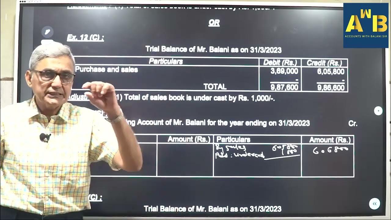 Adjustments of Final Accounts - Part 6 | Suspense Account & Compensating Error - YouTube