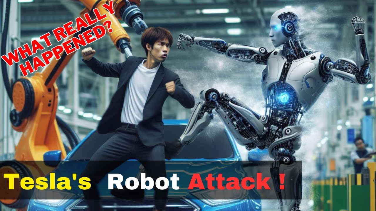 Tesla's Giga Texas Robot Attack – What Really Happened? - YouTube