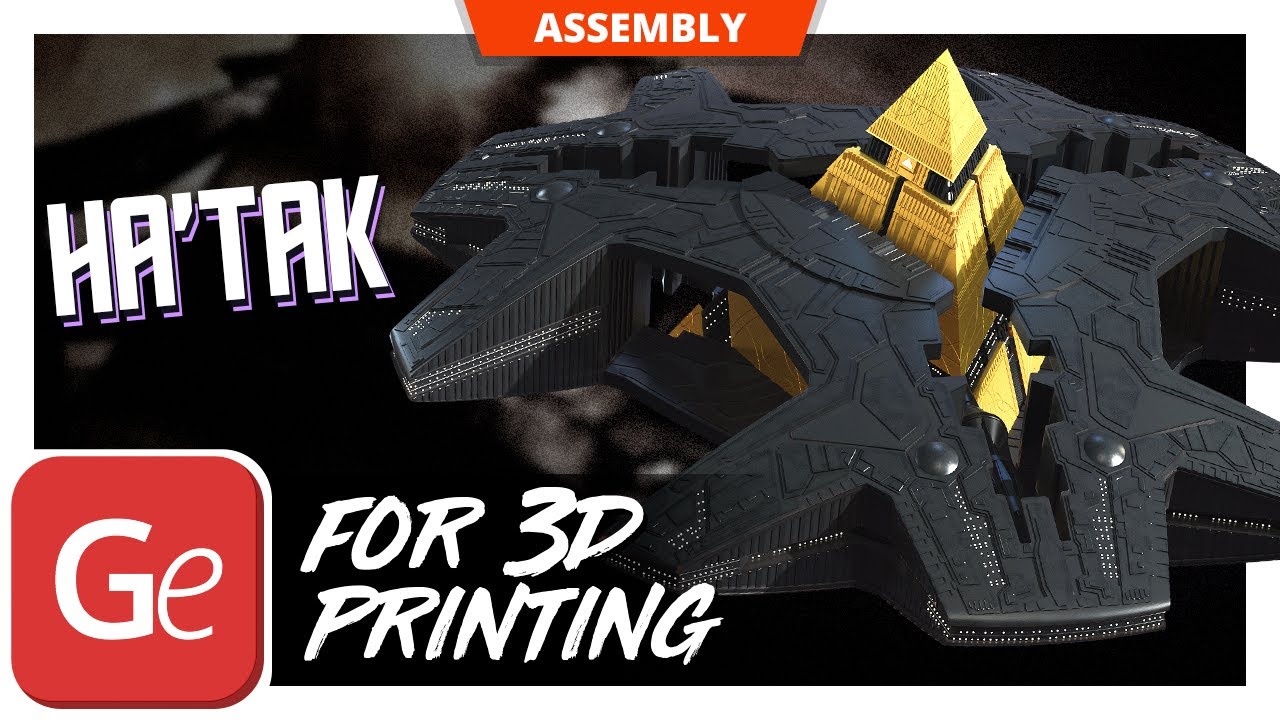 Ha'tak 3D Printing Model | Assembly by Gambody - YouTube