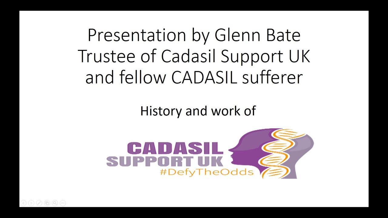 The History and Work of CADASIL Support UK - YouTube