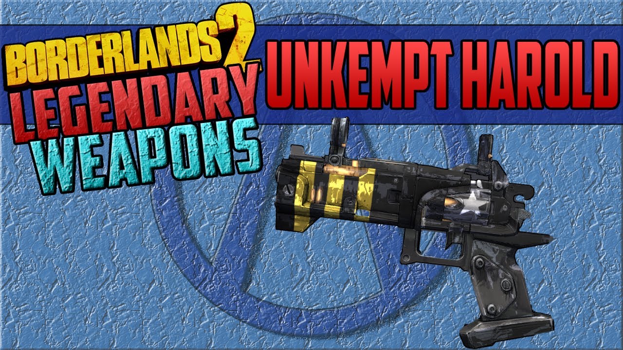 Borderlands 2 *Legendary Weapon* Unkempt Harold [German|HD] - YouTube