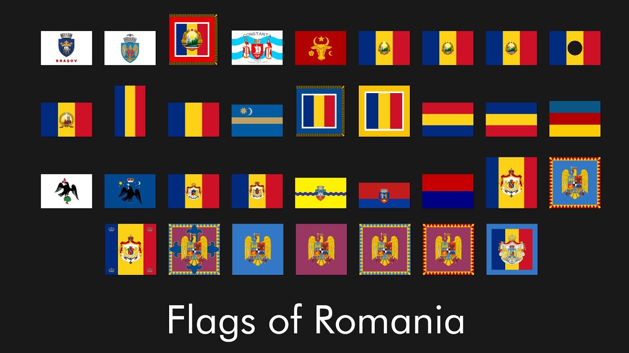 Flags of Romania - YouTube