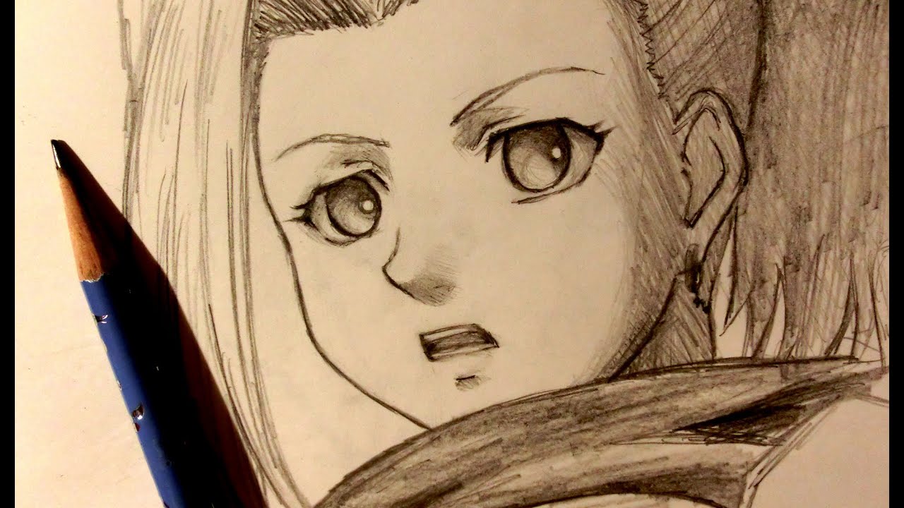 ASMR | Pencil Drawing 6 | Ino (Request) - YouTube